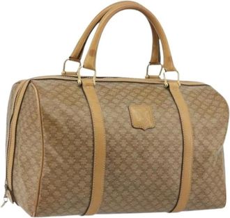Celine Pre-owned Vintage Boston Bag - Femme - Pre-owned - Beige - Taille: ONE Size