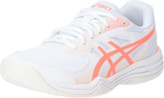 Asics Damen Court Slide 3 Sneaker, White Sun Coral, 35.5 EU