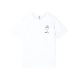 Casablanca T-Shirt - - Tops - Herren - Wei&szlig; - M