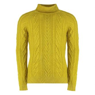 Moorer Alberic Rollkragenpullover - - Knitwear - Herren - Gelb - M