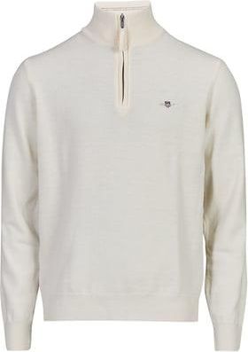 GANT Pull col montant zipp&eacute; uni en laine
