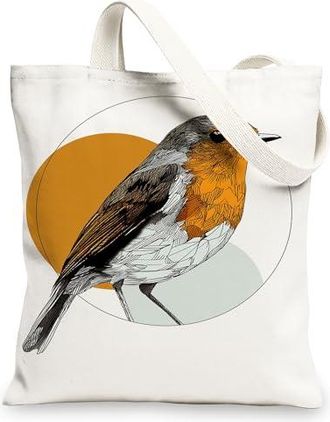 Generic Sacs fourre-tout artistiques en toile, sacs dépicerie réutilisables, légers et lavables avec bandoulière pour Gy, blanc, 13x15 Inch