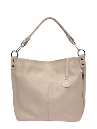 Roberta M Beige Rindsledertasche