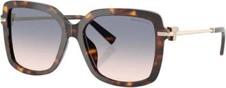 Tiffany & Co. Femme, Accessoires, Brun, Taille: 55 MM Tf4252B Lunettes de soleil