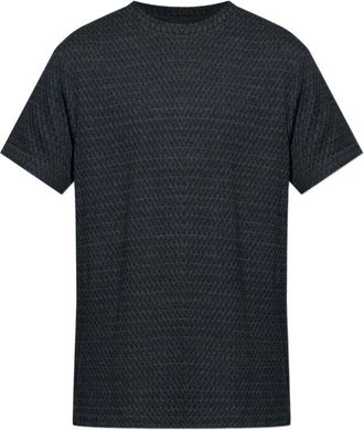 Giorgio Armani Homme, Tops, Bleu, Taille: 42 FR Slim Fit T-Shirt