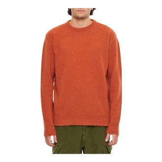 President's Shetland Woll Rundhals Pullover - - Knitwear - Herren - Braun - XL