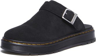 Dr. Martens Damen Brookline Mule Sandals, Black Bronx Suede, 41 EU
