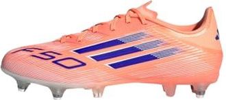 adidas Unisex Chaussure F50 League Terrain Gras, Beam Orange/Lucid Blue/Cloud White, 40 2/3