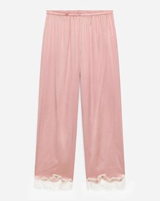 Arket Hose Aus Stretch-Seide -Rosa