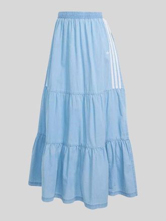 adidas Originals Regular Fit Maxi-Rock aus reiner Baumwolle
