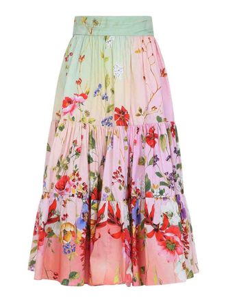 Roberto Cavalli Jupe Midi - Multicolore