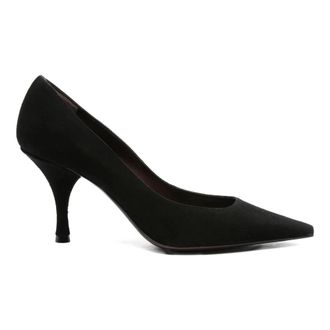Roberto Festa Milano Saroja 80mm Pumps aus Wildleder mit spitzer Zehenpartie - - Shoes - Damen - Schwarzk - 36 EU