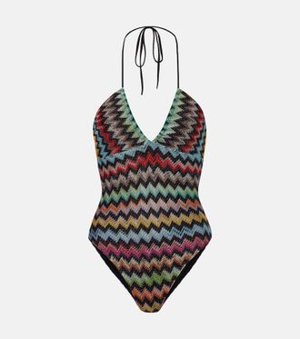Missoni Maillot de bain en lam&eacute; zigzag