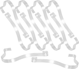 Valiclud 10 Stück Teiliges Transparentes Acryl Schuh Display Gebogenem Rahmen Sandalen Sneakerhalter für Schuhregal Vielseitig Einsetzbar für Laden Schrank und