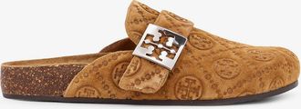 Tory Burch T Monogram Mellow jacquard suede Mule - TORY BURCH - gender_Woman