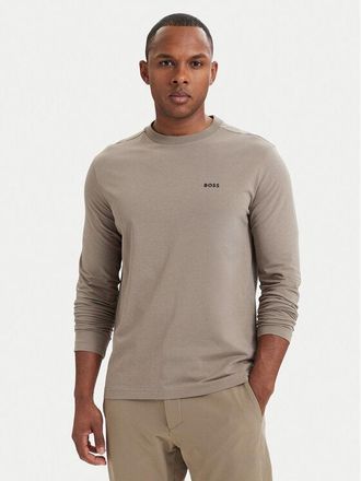 HUGO BOSS Longsleeve 50506365 Dunkelbeige Regular Fit