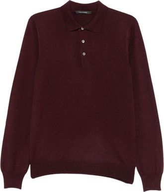 Tagliatore Palmer Polo - - Tops - Herren - Rot - XL