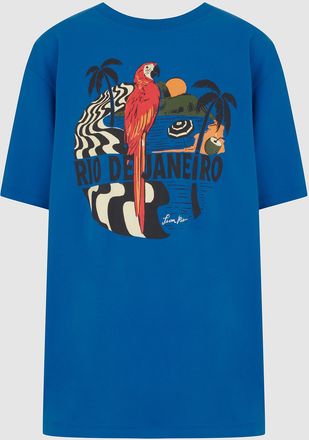 Farm Rio Top Rio De Janeiro Relaxed Blue