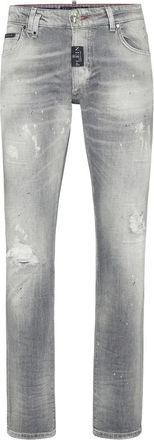 Philipp Plein Herren, Jeans, Grau, W31Gr&ouml;&szlig;e