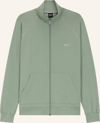 HUGO BOSS Loungewear Jacke Mix&Match Jacket Z Regular Fit gruen
