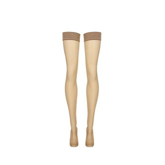 Wolford 20 Stay-Up - Femme - Sous-v&ecirc;tements - Beige - Taille: 42 FR