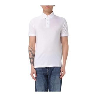 Emporio Armani Klassisches Poloshirt mit kurzen &Auml;rmeln - - Tops - Herren - Wei&szlig; - S