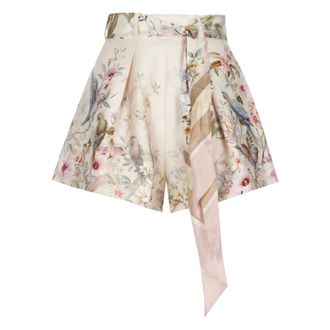 Zimmermann Femme, Shorts, Multicolore, Taille: 38 FR Short Shorts