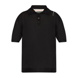 Marni Femme, Tops, Noir, Taille: 36 FR Polo en Laine