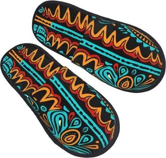 Generic &Eacute;gypte Antique Et Ethnique Africaine Homme Femme Slippers L&eacute;g&egrave;res Pantoufles Respirantes Chaussons Pour Hiver Maison Automne L