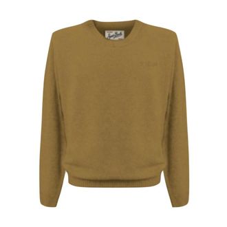 MC2 Saint Barth Merino Woll Leichter Pullover - - Knitwear - Damen - Braun - L