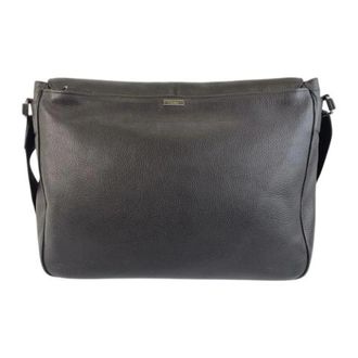 Cartier unisex, Pre-owned, Brun, Taille: ONE Size Pre-owned Marcello Leather Messenger Bag