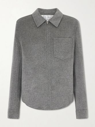 Acne Studios Oble Jacke Aus Filz Aus Einer Woll-kaschmirmischung - Grau