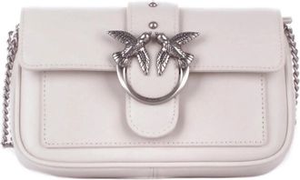 Pinko Pinko Crossbody Bags - Bags Bianco Setaold Silver - Gr. unisize - in Weiß - für Damen