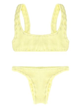 Reina Olga haut de bikini Ginny &agrave; effet froiss&eacute; - Jaune