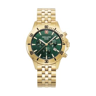 Swiss Alpine Military Chronograph-Uhr - - Accessories - Herren - Gelb - ONE SIZE