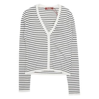 Max Mara Femme, Pulls, Blanc, Taille: 40 FR Cardigans