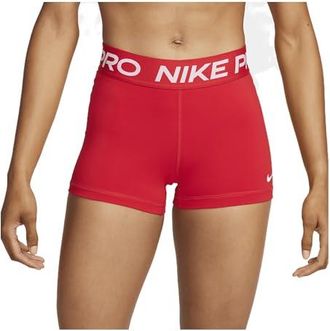 Nike Nike Femme Pro, Rouge Vif/Blanc, Taille L