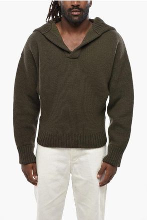 Bottega Veneta V-Neck Wool Sweater Größe S