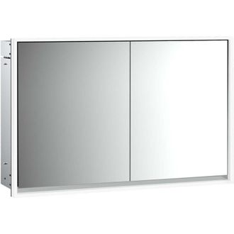 Emco Loft Lichtspiegelschrank, 1200mm, 2 T&uuml;ren, Unterputzmodell, - Emco