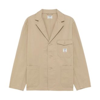 Roy Rogers Homme, Vestes, Beige, Taille: S Work Blazer Gabardine One Wash