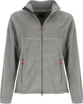 Blue Wave Fleecejacke Damen Jacke Marcy in moderner Streifenoptik mit Stehkragen