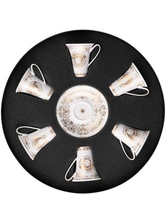 Versace soucoupe et tasse Medusa Gala (lot de six) - Or