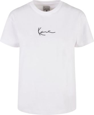 Karl Kani Damen ESSKKW-T02WHT Small Signature Tee White, XXS