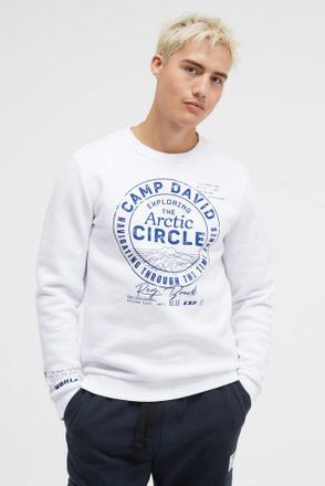 Camp David Sweater mit weicher Innenseite