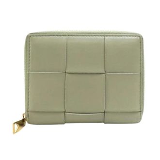 Bottega Veneta Pre-owned Leder Geldb&ouml;rse - - Pre-owned - Damen - Gr&uuml;n - ONE SIZE