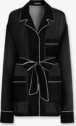 Dolce & Gabbana Vanity Pajamas chiffon shirt - DOLCE & GABBANA - gender_Woman