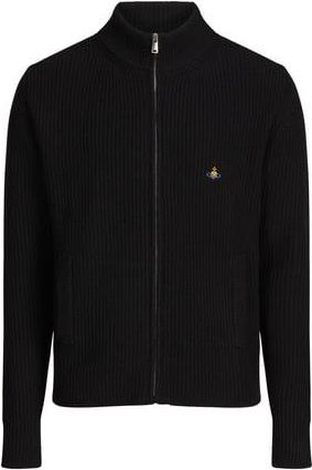 Vivienne Westwood Gilet mailles &agrave; col montant en laine et cachemire