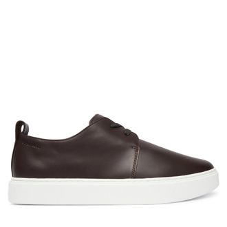 Calvin Klein Sneakers Calvin Klein Hybrid Clean Cup Derby Lth HM0HM02011 Dunkelbraun