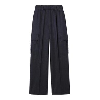 8pm Wide-Leg-Cargohose - - Trousers - Damen - Schwarzk - S