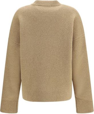 Ami Alpaca Blend Sweater - Beige